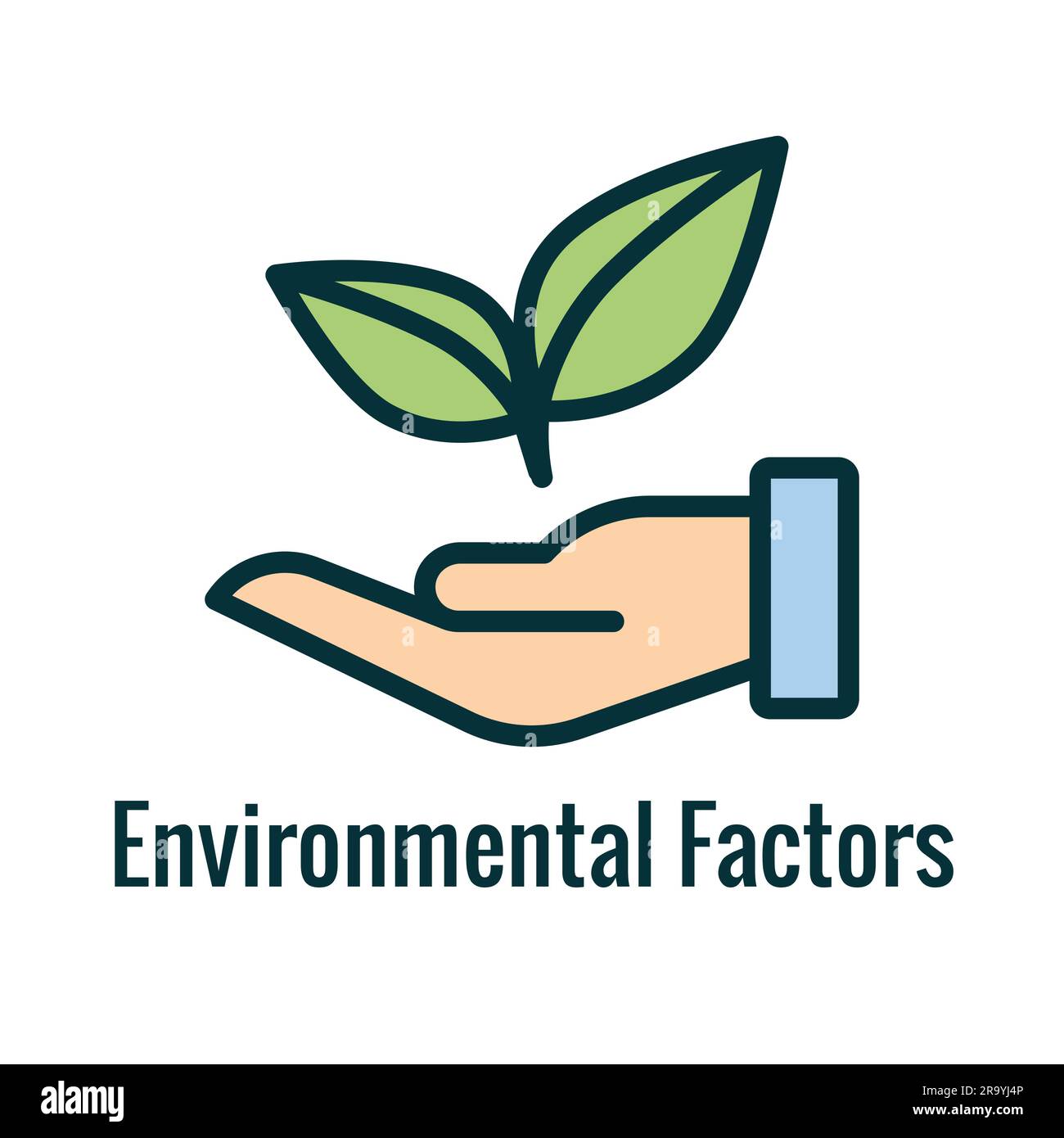 Company Analysis Factor Icon with Pestel Methods Stock Vector Image ...