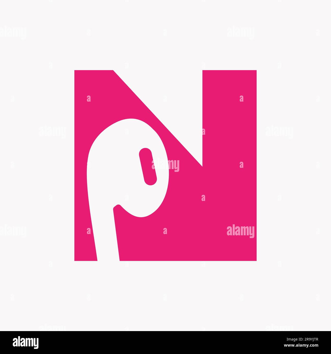 N music logo hi-res stock photography and images - Alamy