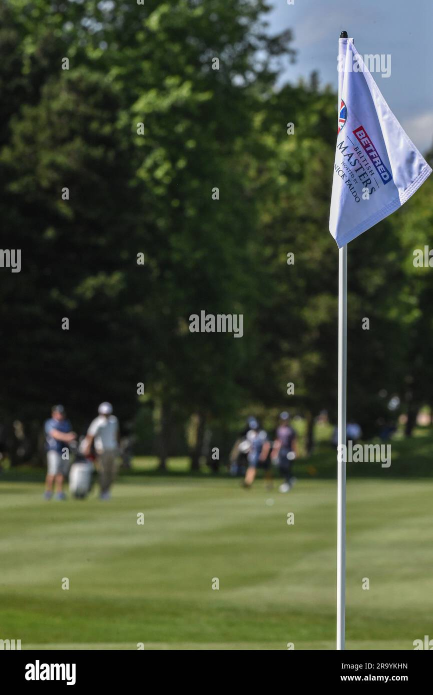 Masters golf flag hi-res stock photography and images - Alamy