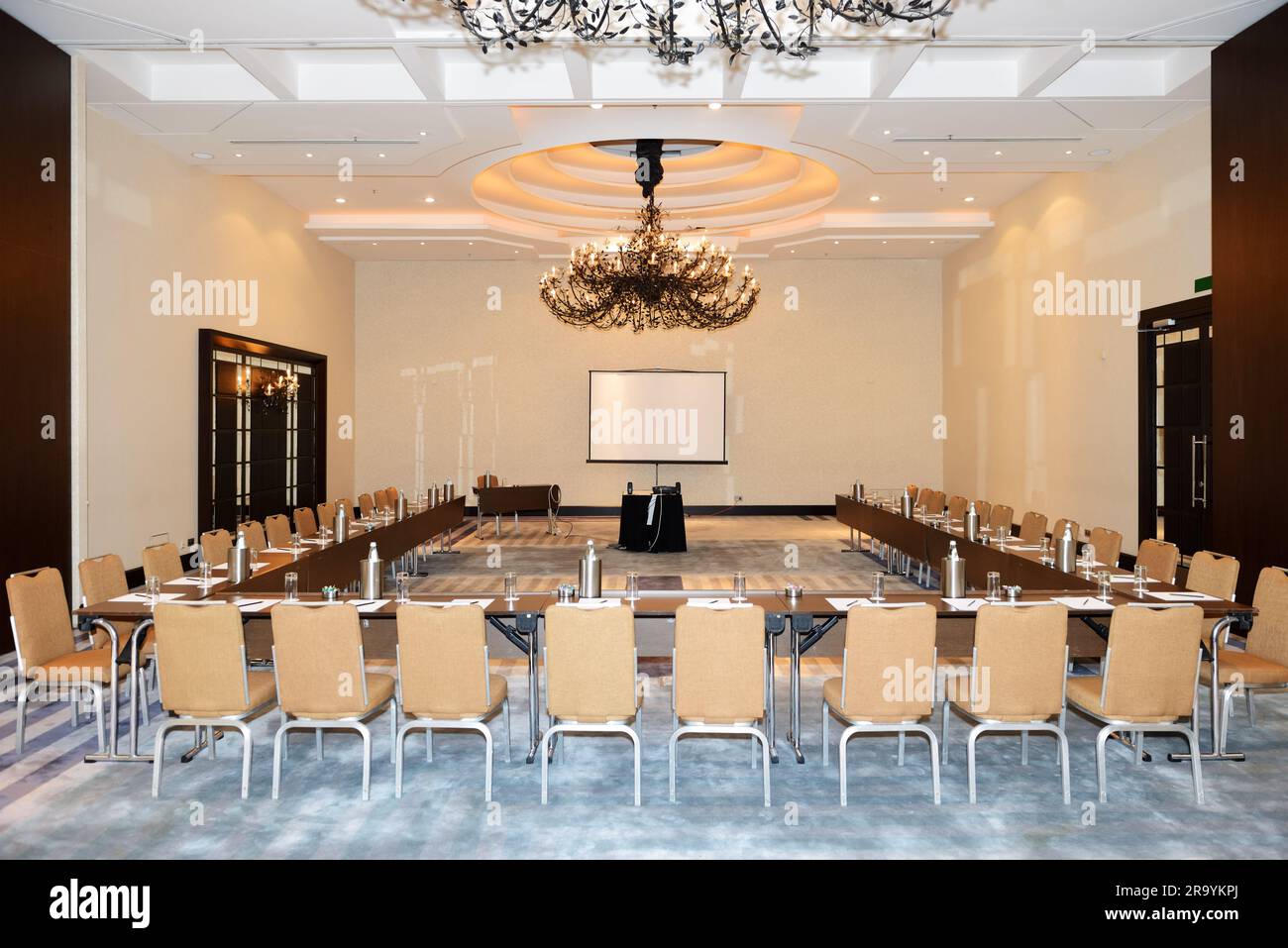 The meeting room interior at luxury hotel, Malta Stock Photo - Alamy