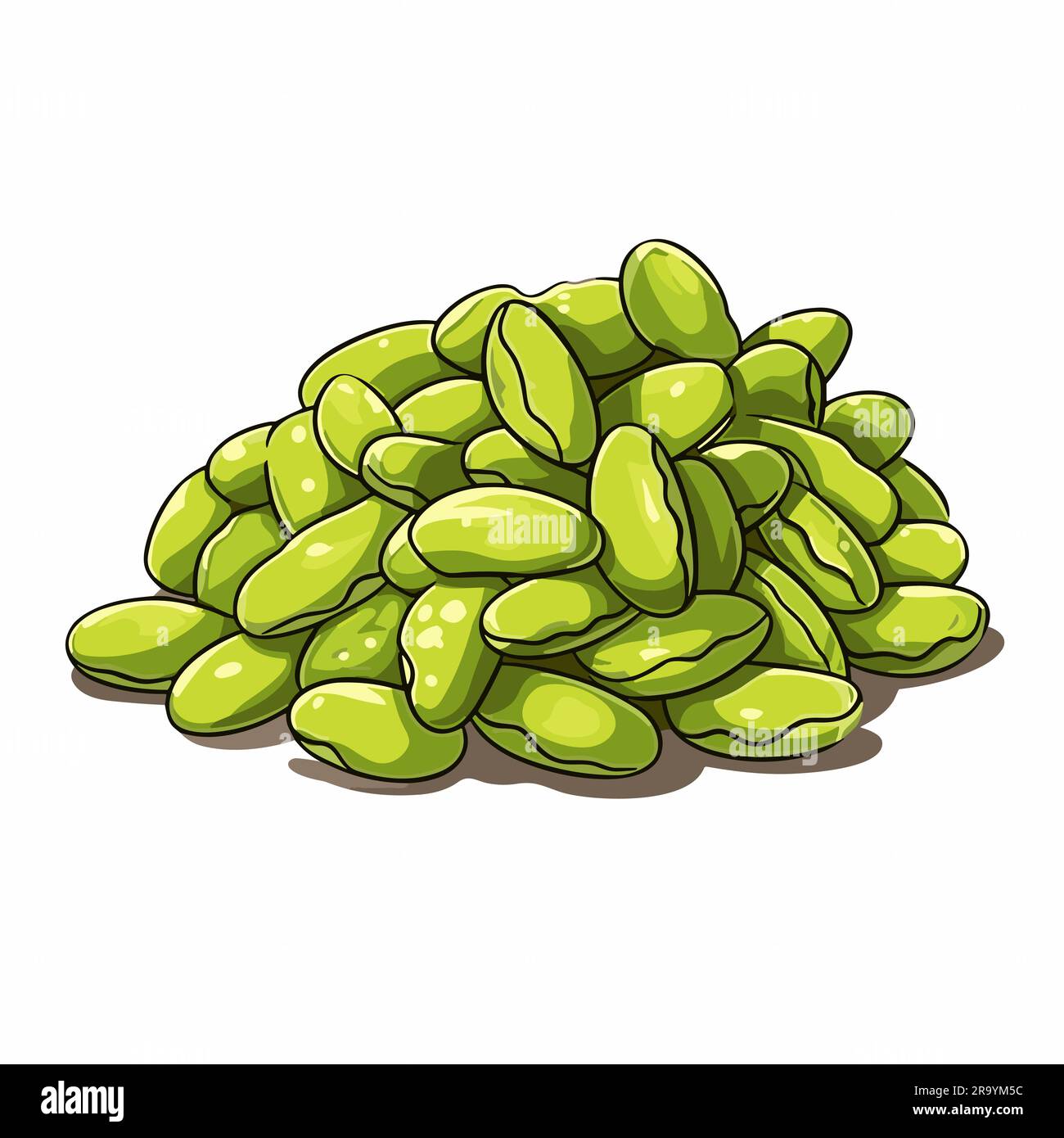 Edamame Stock Vector Images - Alamy
