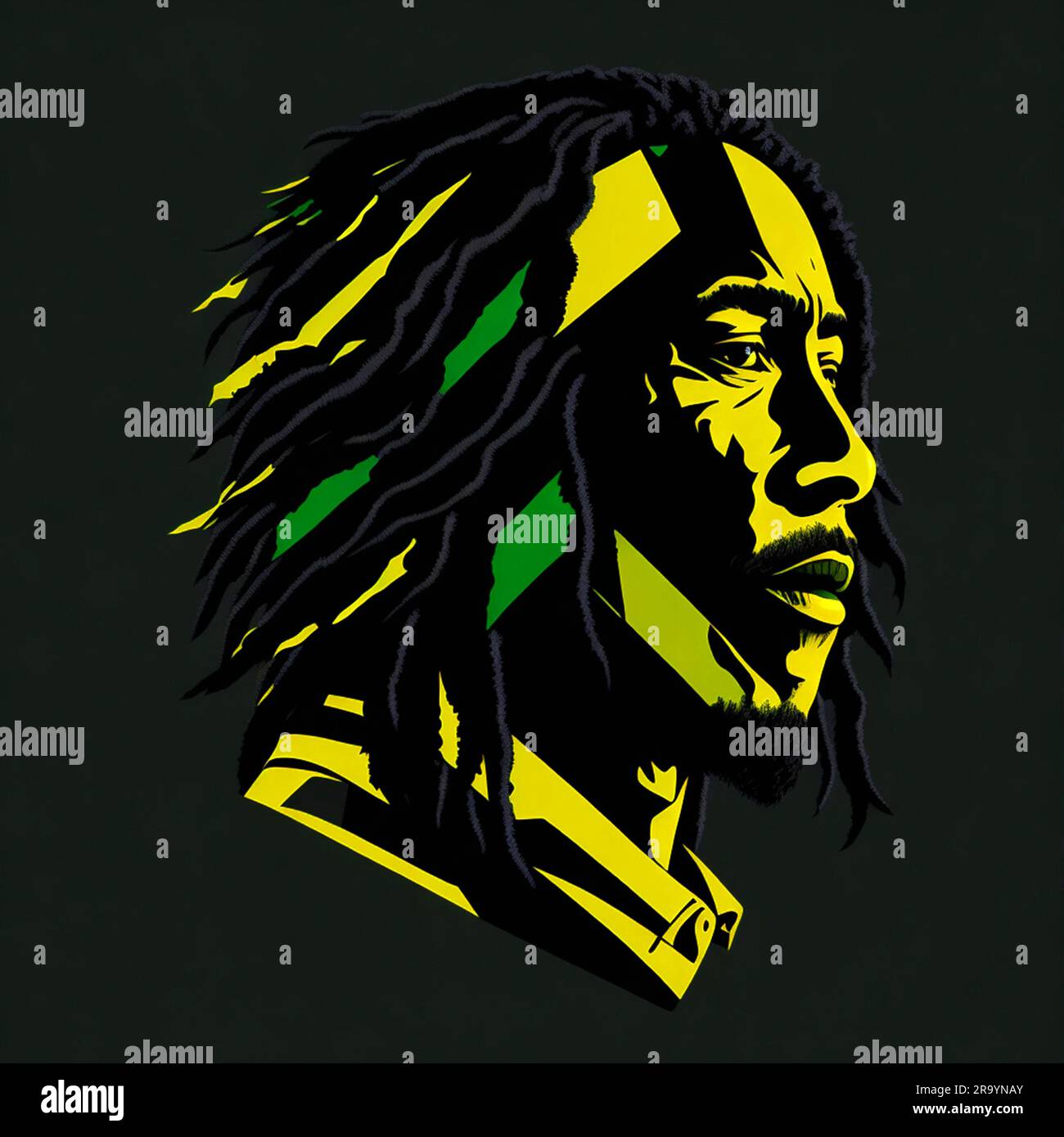 Bob marley illustration hi-res stock photography and images - Alamy
