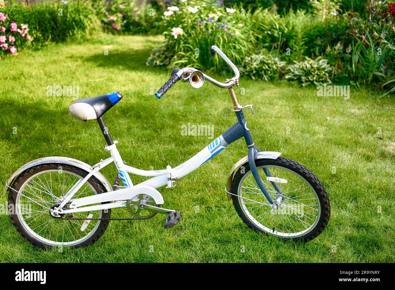 Old green bicycle hi-res stock photography and images - Alamy