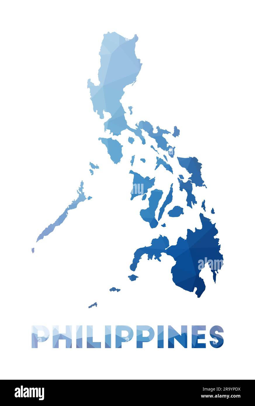 Map of philippines Cut Out Stock Images & Pictures - Alamy