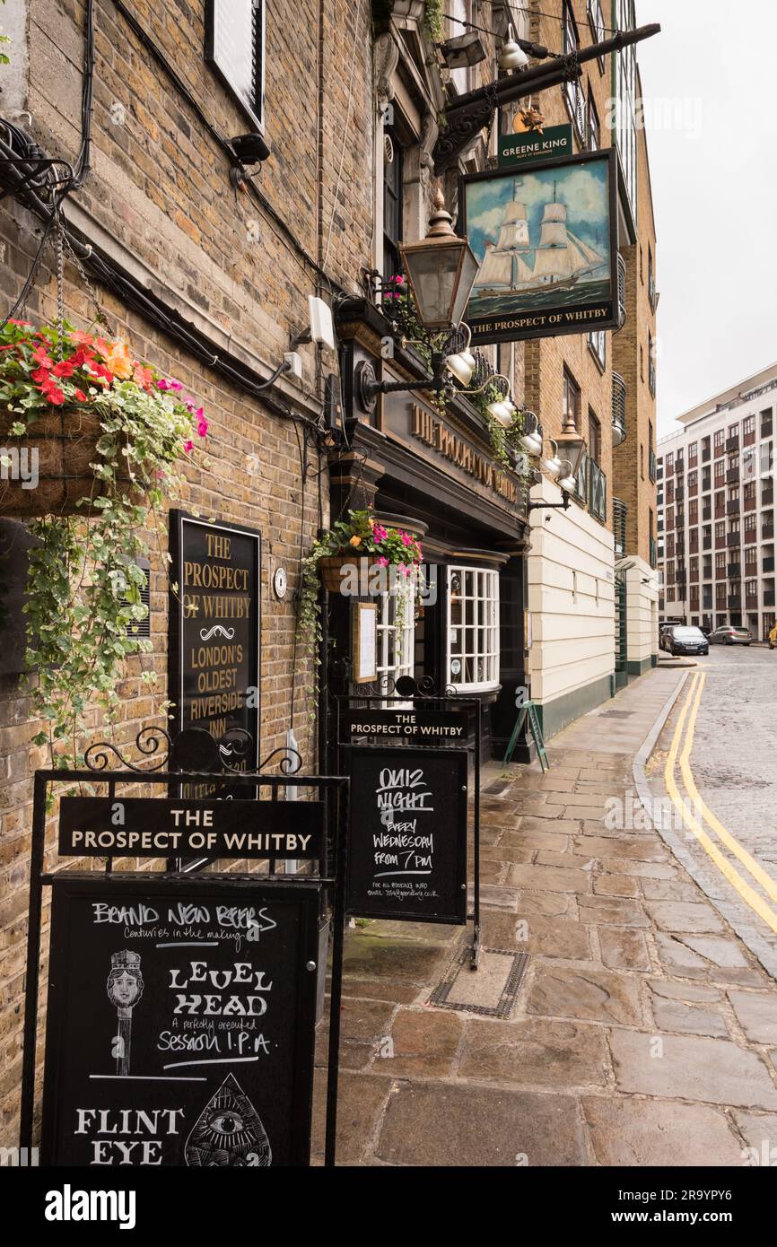 The Prospect of Whitby - an historic public house on the banks of the ...
