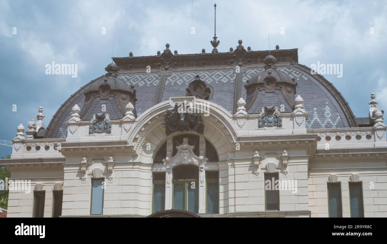 Budapest, Hungary - 05.20. 2023: The Royal Riding Hall, at the top of ...