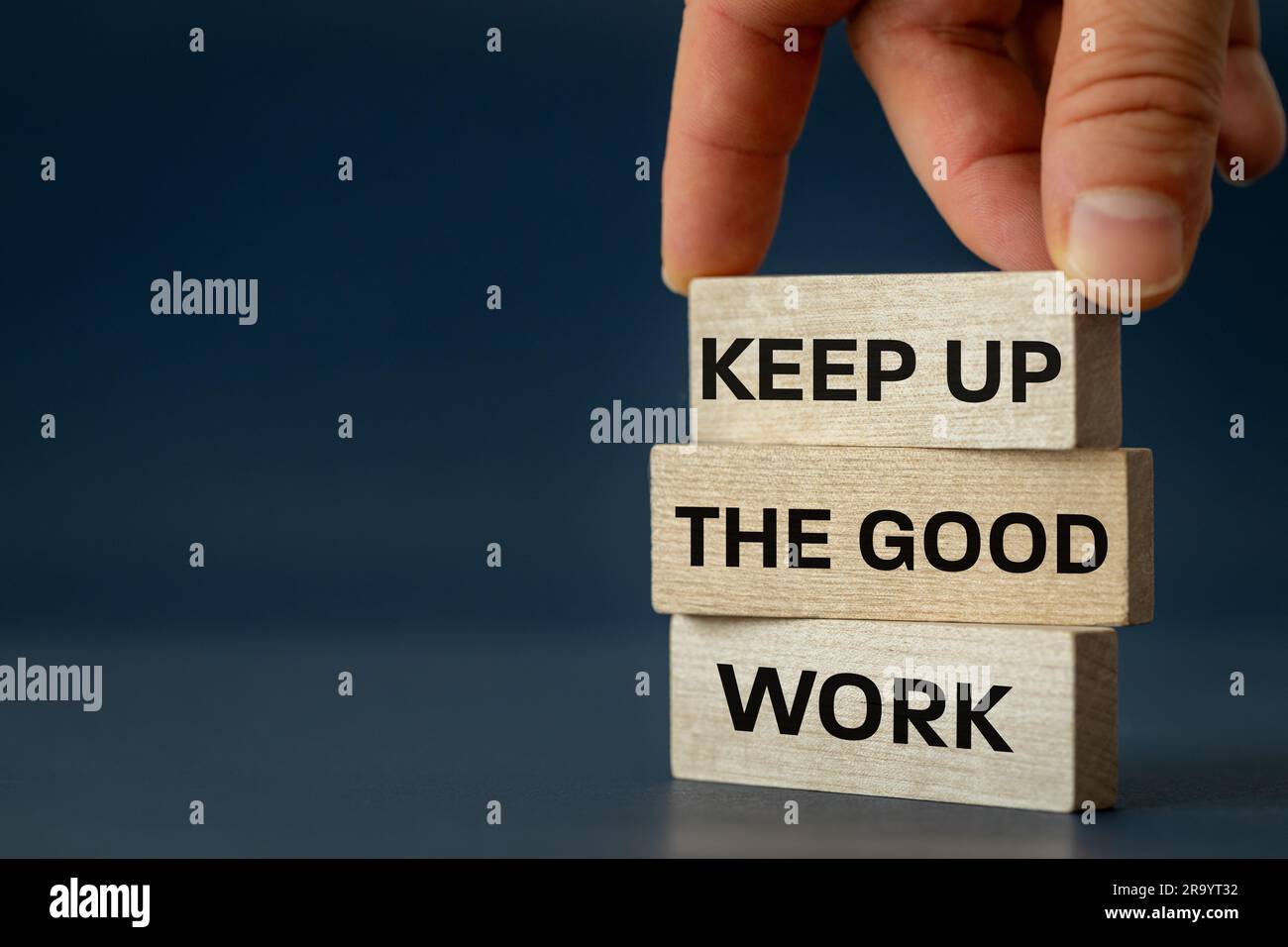 Team work slogan hi-res stock photography and images - Alamy