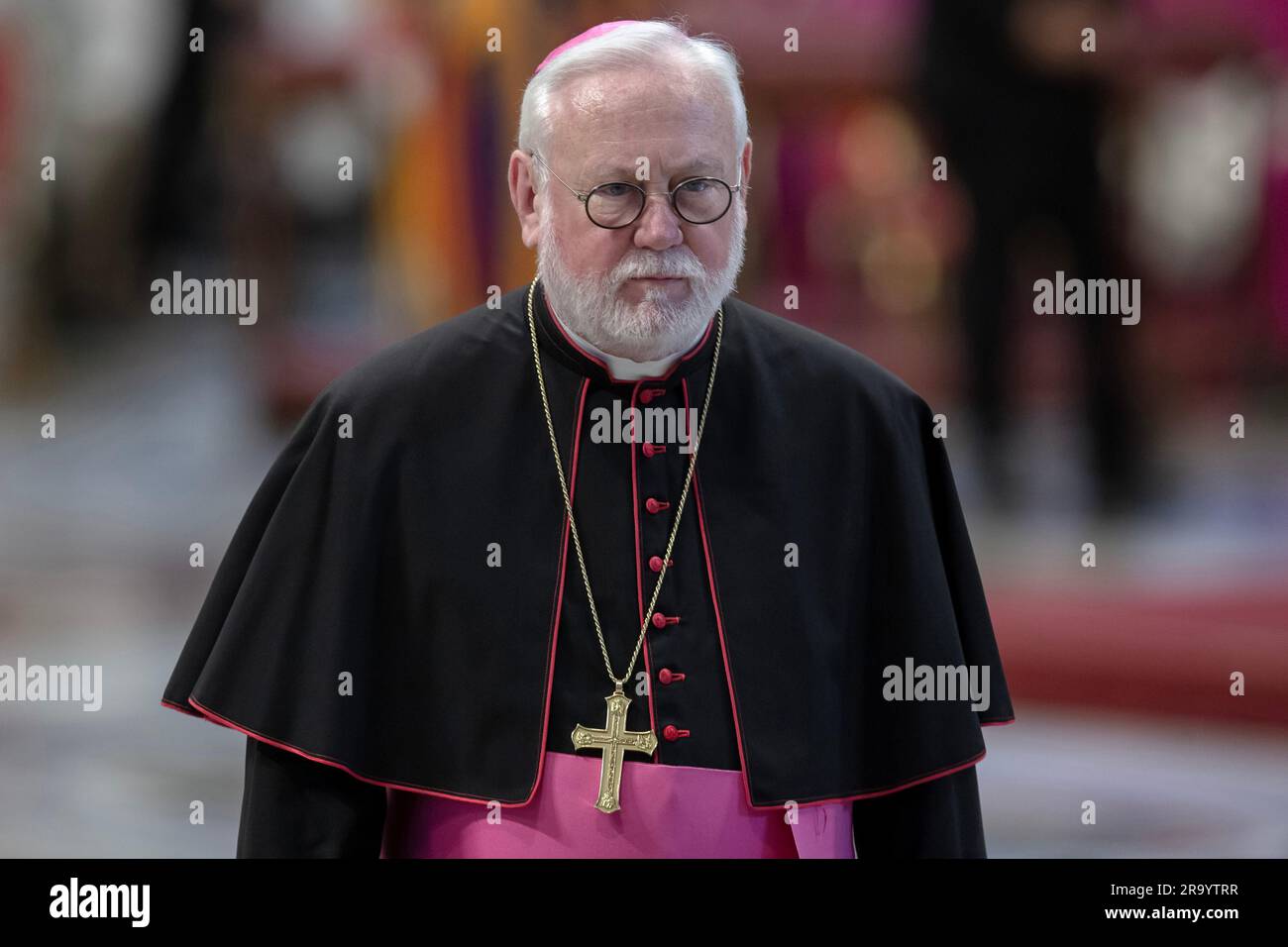 Vatican City, Vatican 29 juve 2023. Monsignor Richard Gallagher attends ...