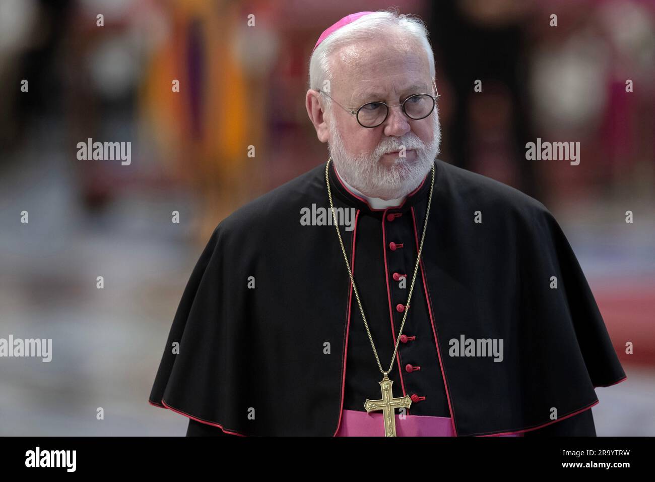 Vatican City, Vatican 29 juve 2023. Monsignor Richard Gallagher attends ...