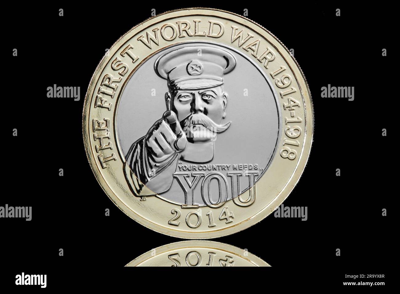 2014 UK £2 coin to commemorate 100th anniversary of the First World War ...