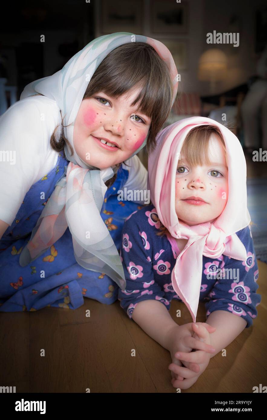 Swedish girls dressed up as an traditional Scandinavian Easter witch ...