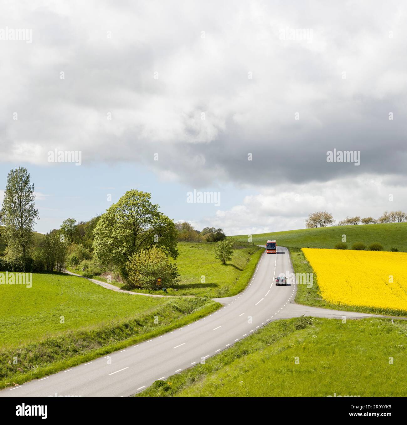 Bus trip countryside hi-res stock photography and images - Alamy