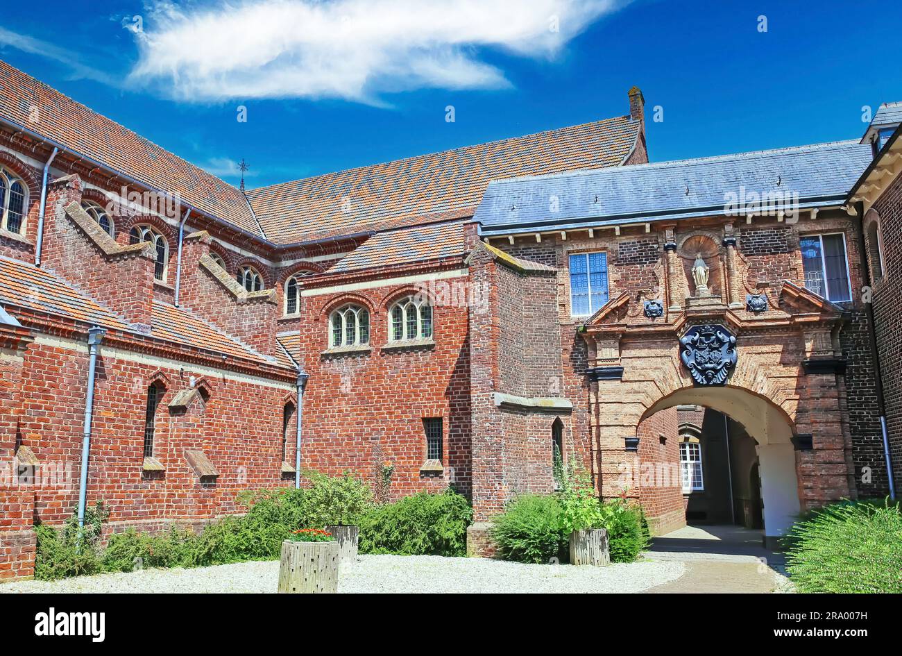 Boxmeer (St. Petrus basilica), Netherlands - July 9. 2023: Beautiful ...