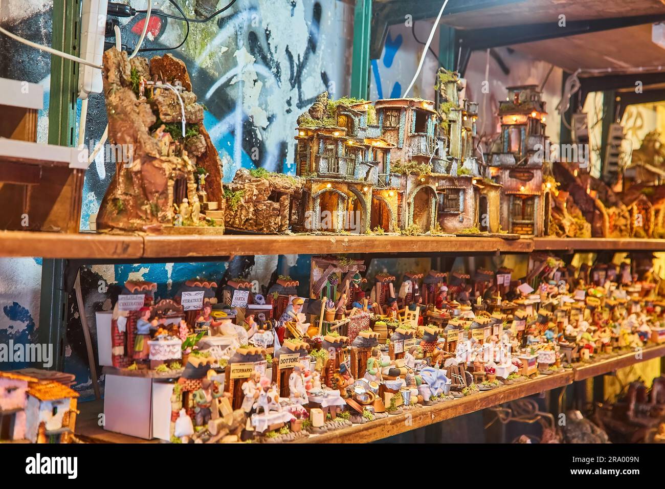 Naples, Italy - October 25, 2019: The art of Neapolitan nativity scene ...