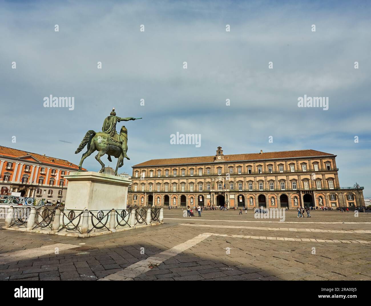 Naples, Italy - October 24, 2019: Naples, Italy, view of city main ...
