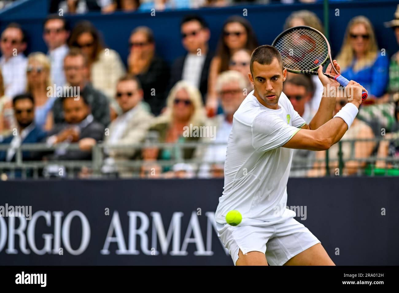 London, UK. 29th June, 2023. ATP - Exho Singles Cameron Norrie v Casper ...
