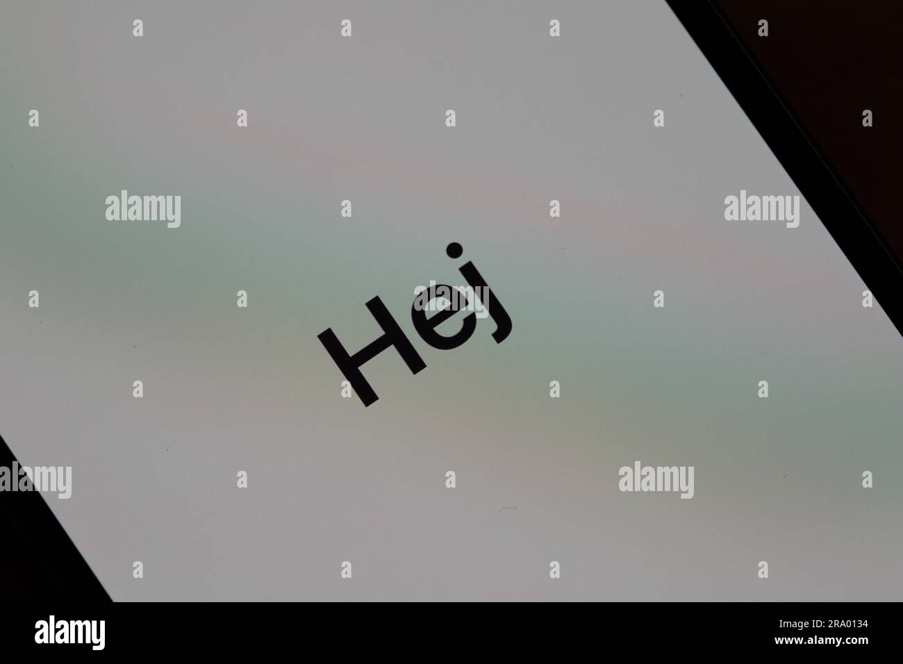 Hello single word hi-res stock photography and images - Alamy
