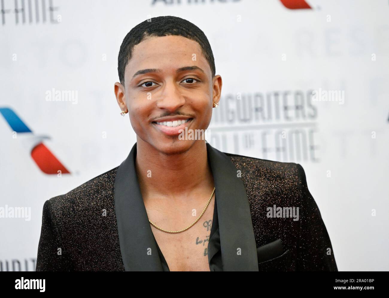 Myles Frost attends the 52nd annual Songwriters Hall of Fame induction ...