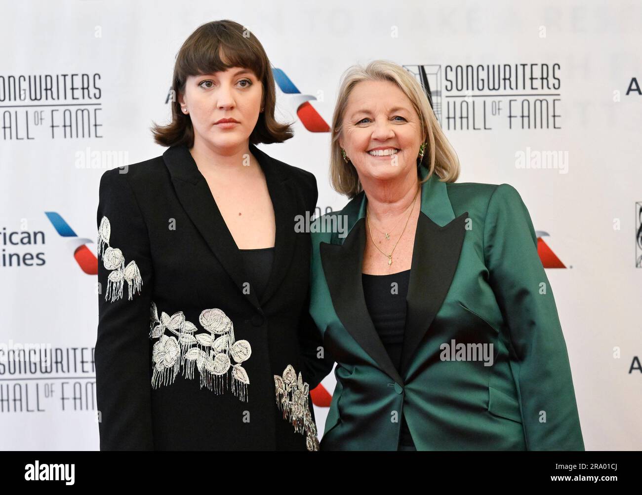 Caitlin Rose, left, and mother Liz Rose attend the 52nd annual ...