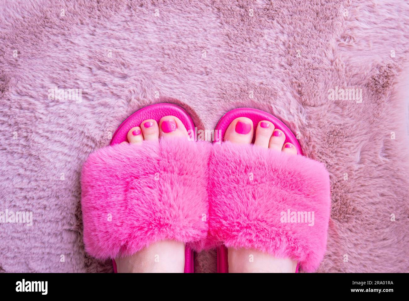 Magenta slippers hi-res stock photography and images - Alamy