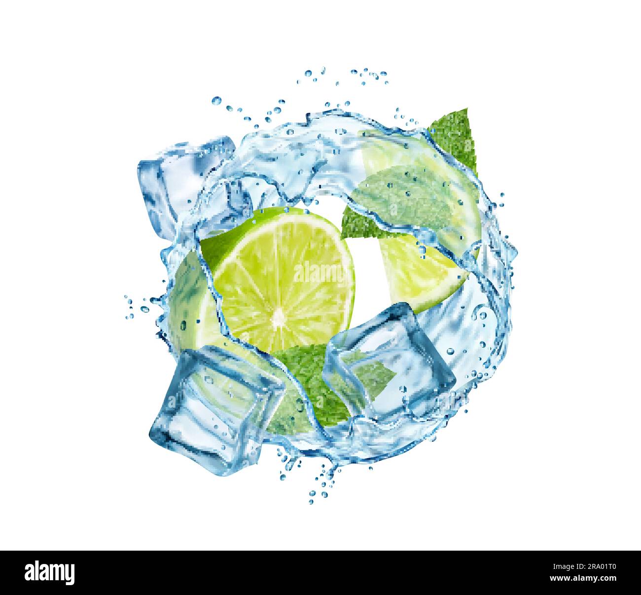 Lime twist Stock Vector Images - Alamy