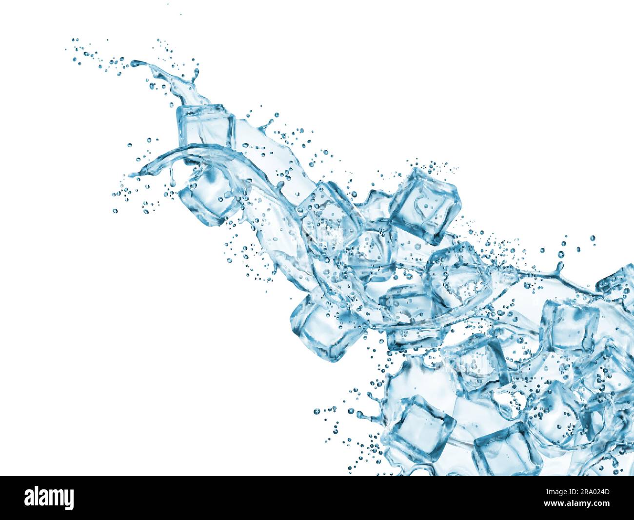 Wave in cocktail glass Stock Vector Images - Alamy