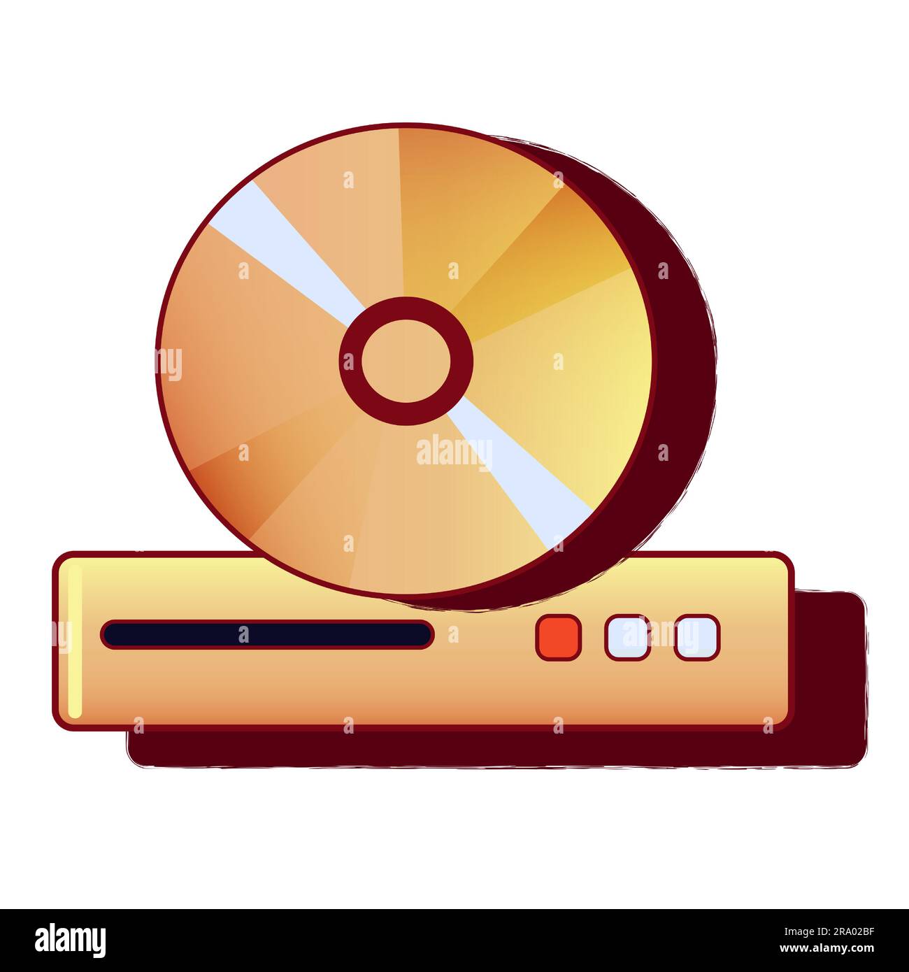 Disk drive icon sign. Retro PC user interface aestetic. 80s 90s old ...