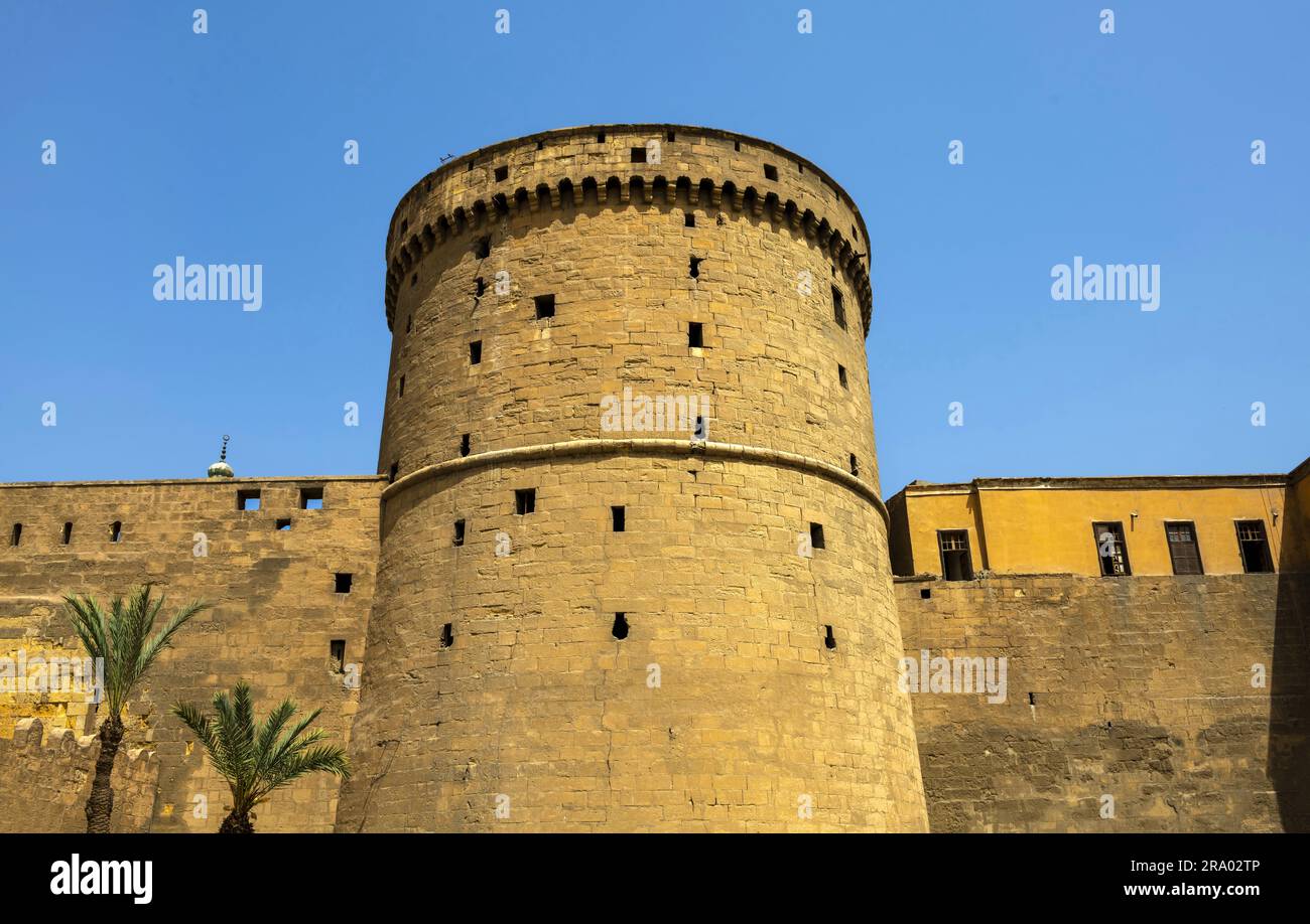 Tower of the Cairo Citadel Stock Photo - Alamy