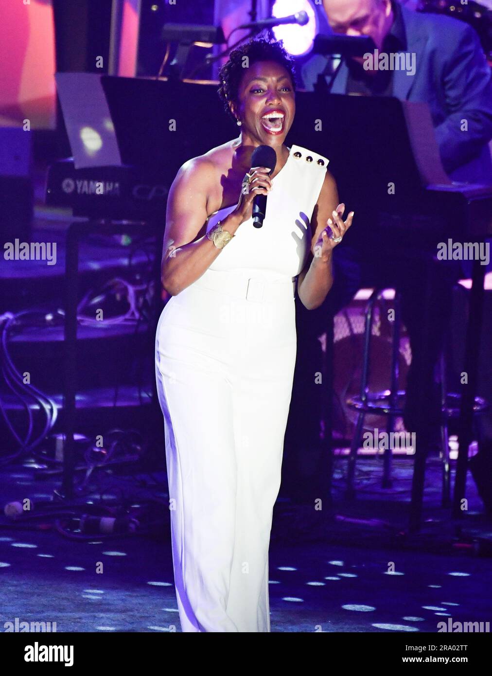 Heather Headley performs at the 52nd annual Songwriters Hall of Fame ...