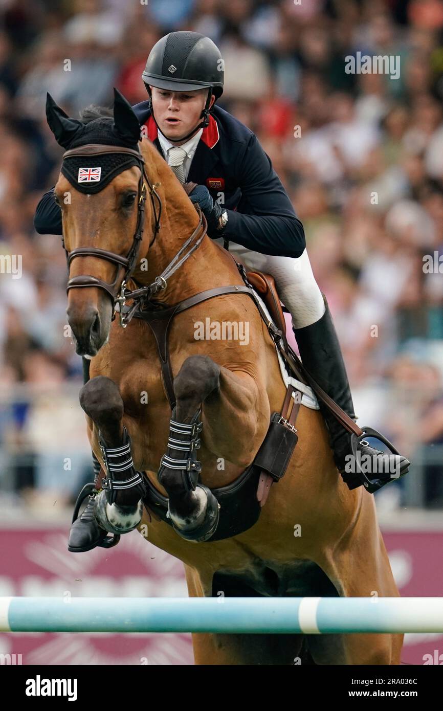 Aachen, Germany. 29th June, 2023. Equestrian sport, jumping: CHIO, Show ...