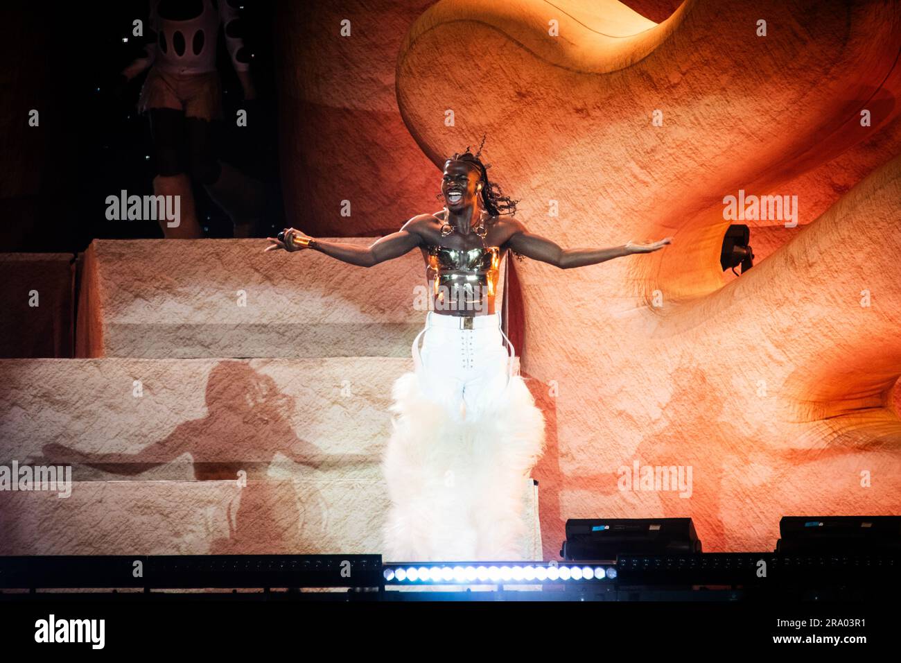 Roskilde, Denmark. 29th June, 2023. The American rapper Lil Nas X ...