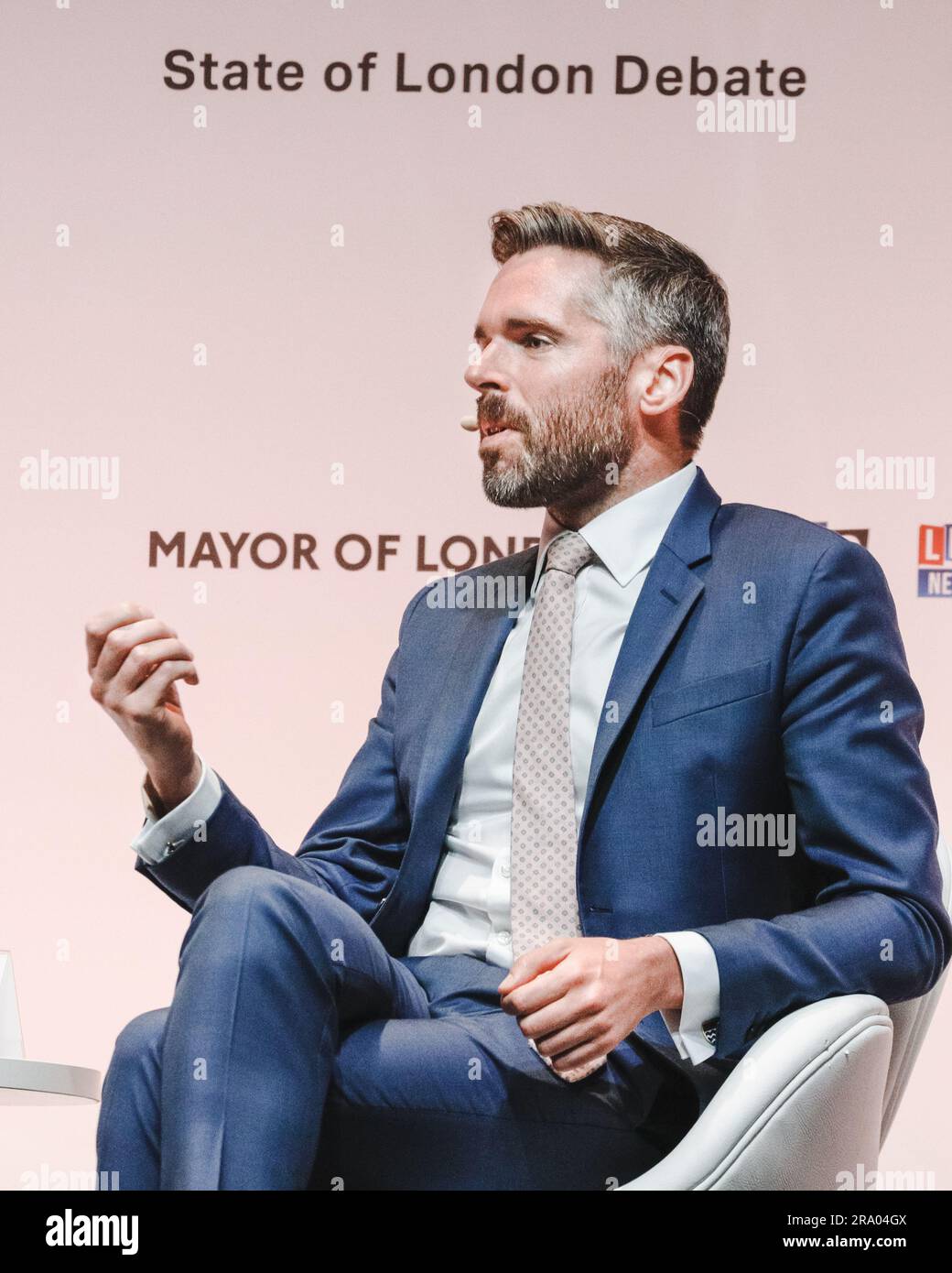 London, UK. 29th June, 2023. Londoners quiz Mayor of London, Sadiq Khan ...