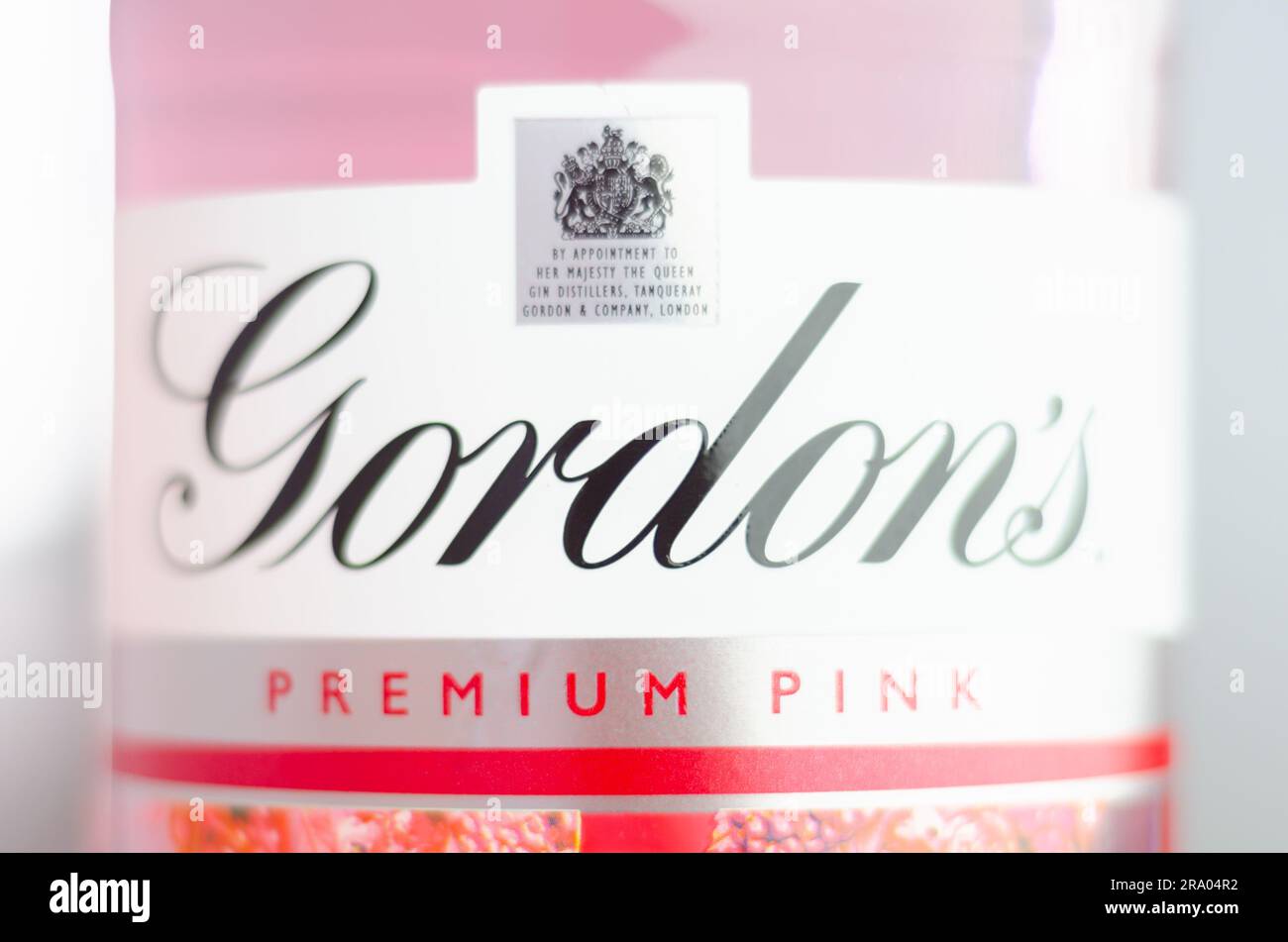 Gordons pink gin hi-res stock photography and images - Alamy