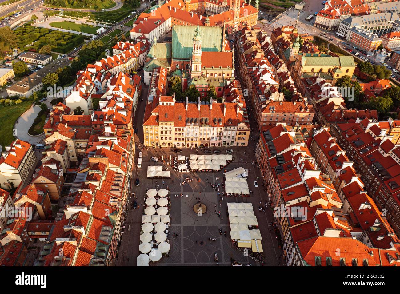 Market square in Warsaw Stock Photo - Alamy