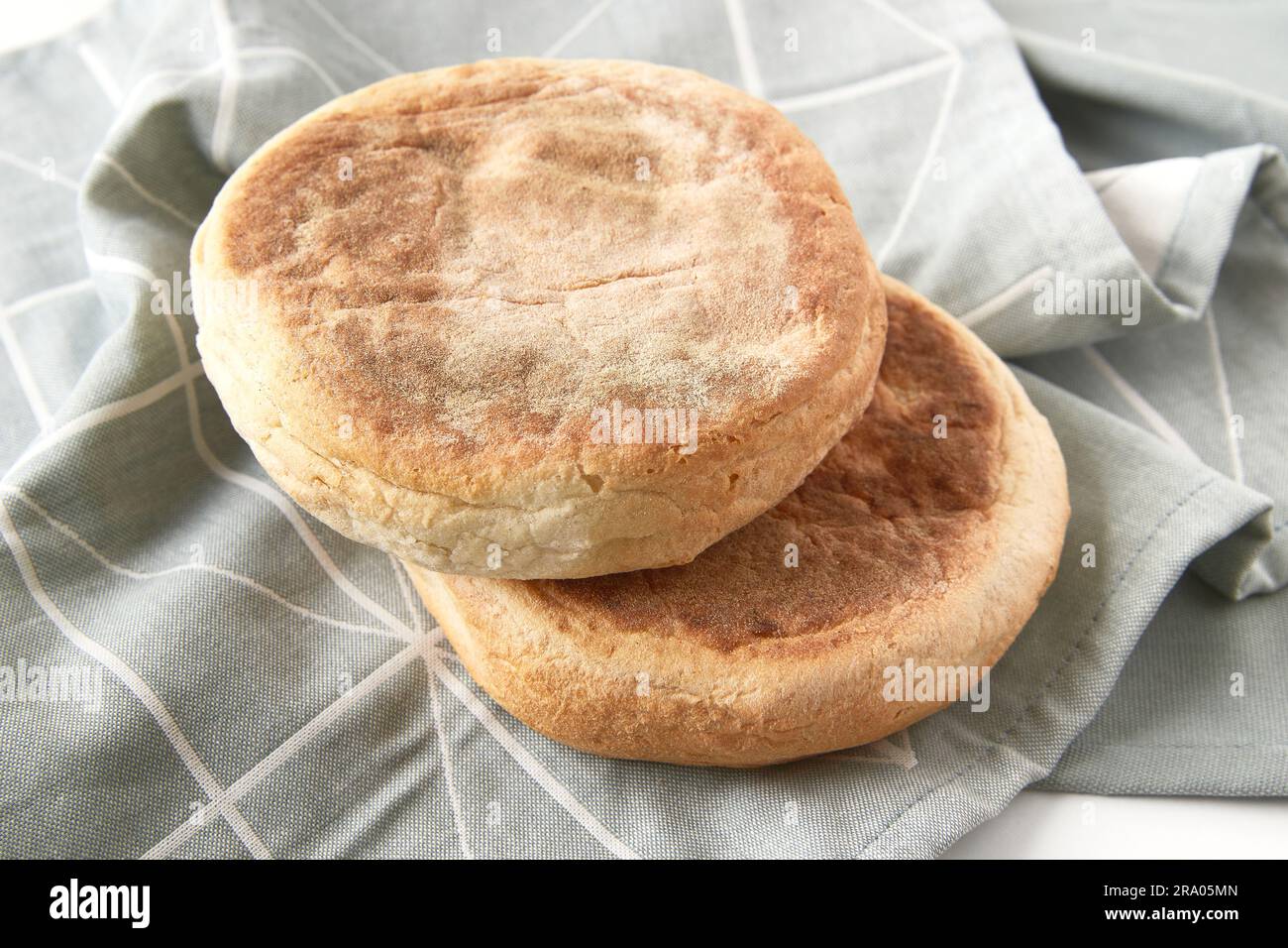 Bolo de caco. Traditional portuguese bread Stock Photo - Alamy