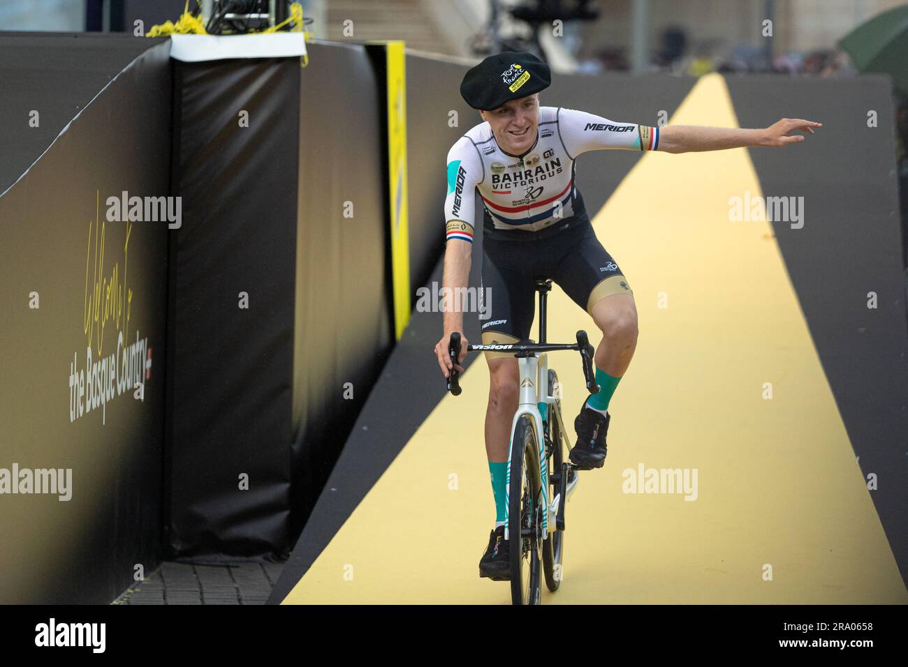 Bilbao, Basque Country, France, 29th June 2023, The Tour de France team ...