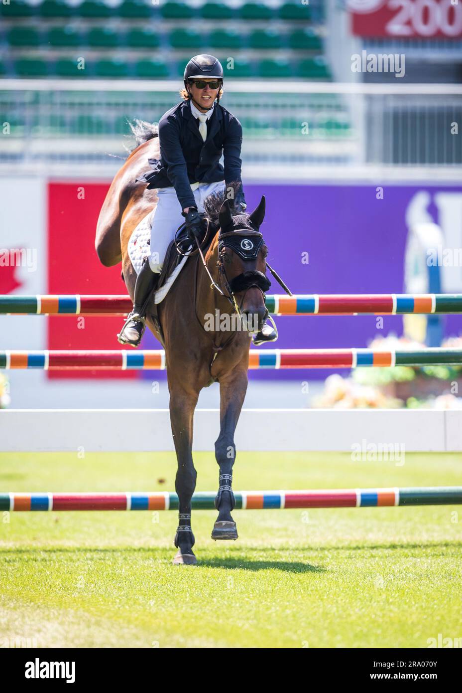 Shawn Casady of the United States competing at the Pan American Show at ...