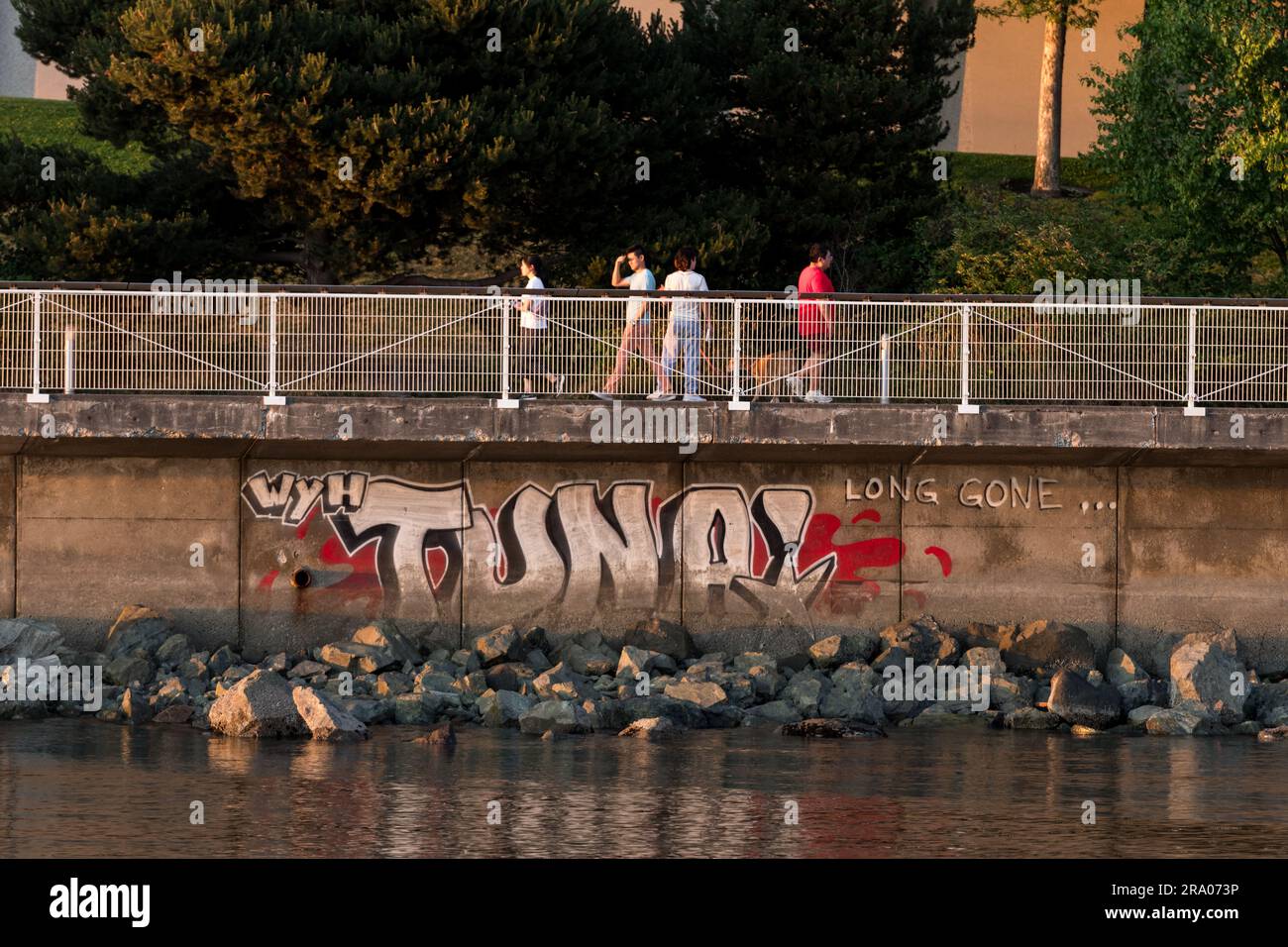 Seattle, USA. 27 Jun, 2023. Downtown Seattle Graffiti Stock Photo - Alamy