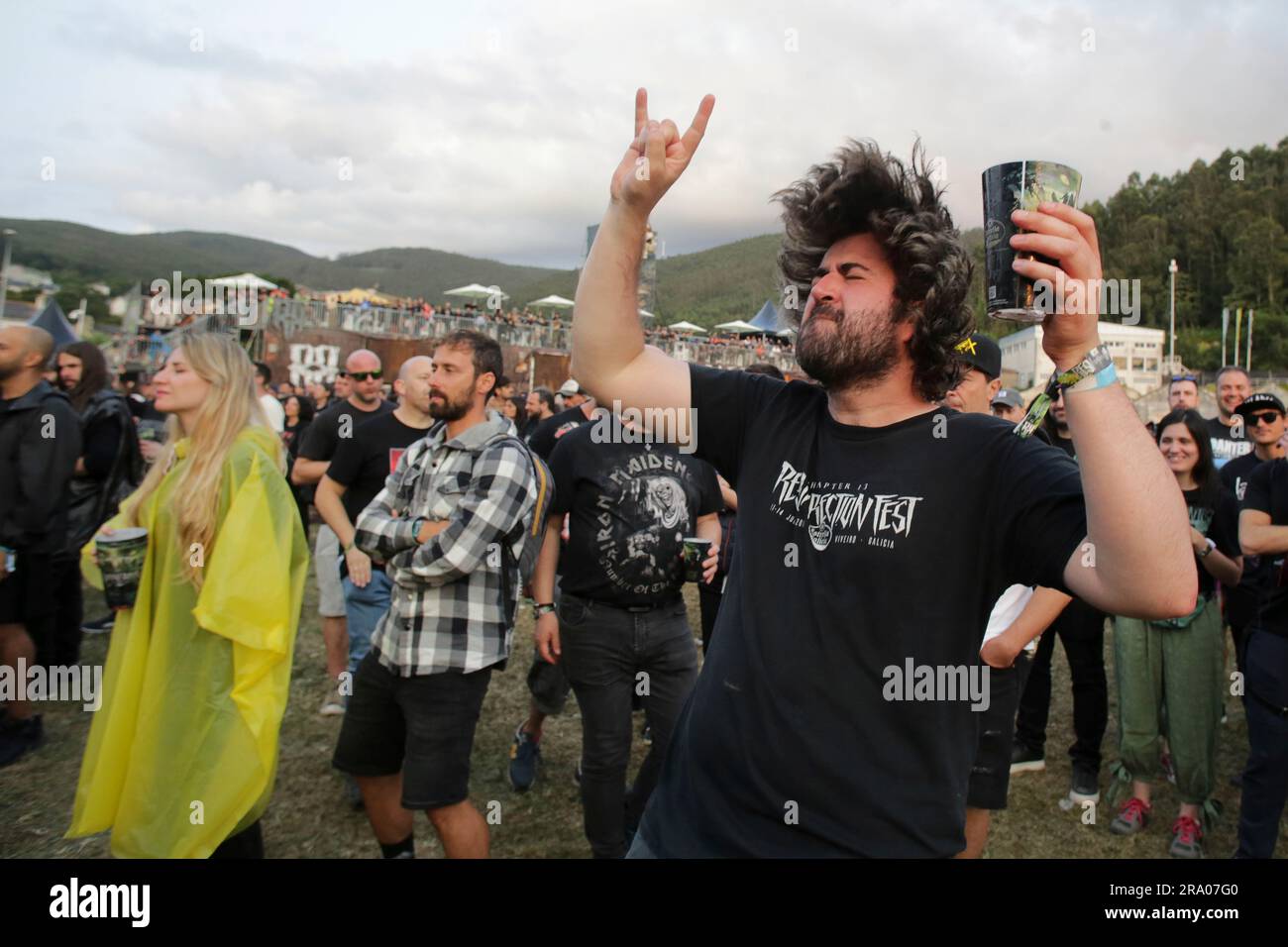 Atmosphere during the Resurrection Fest, on June 29th, 2023, in Viveiro ...