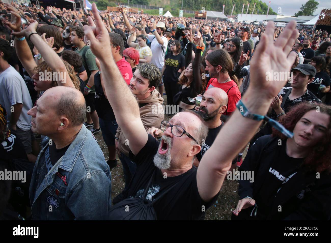 Atmosphere during the Resurrection Fest, on June 29th, 2023, in Viveiro ...