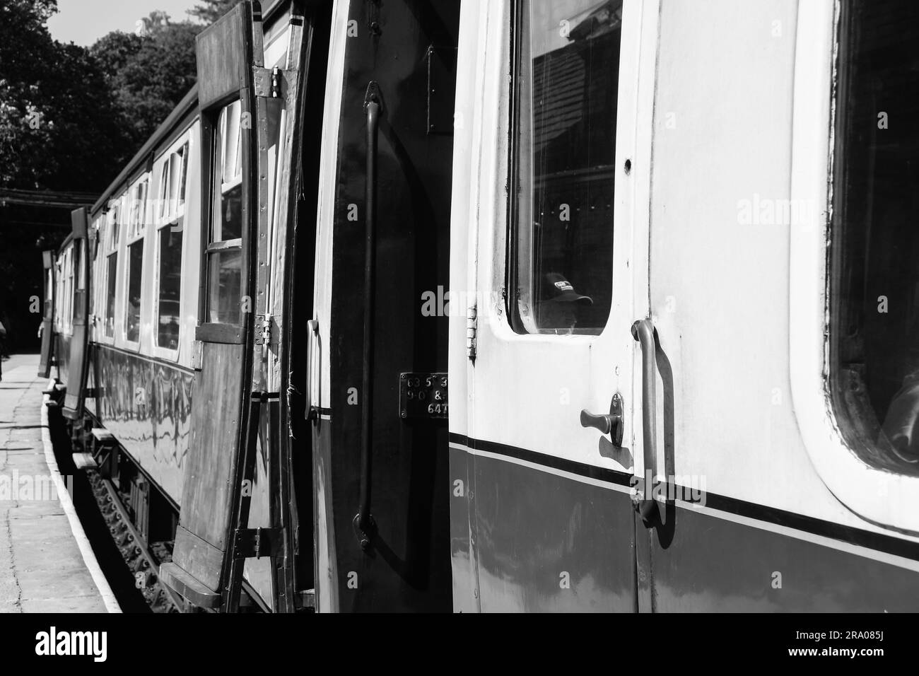 Railway coupling Black and White Stock Photos & Images - Alamy