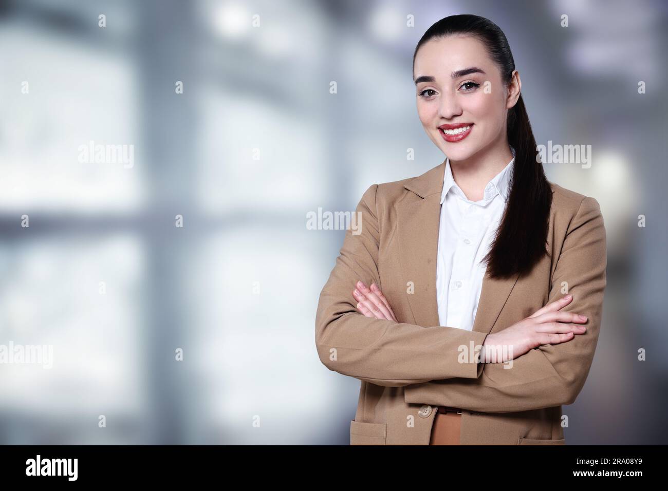 Beautiful female broker contract hi-res stock photography and images ...