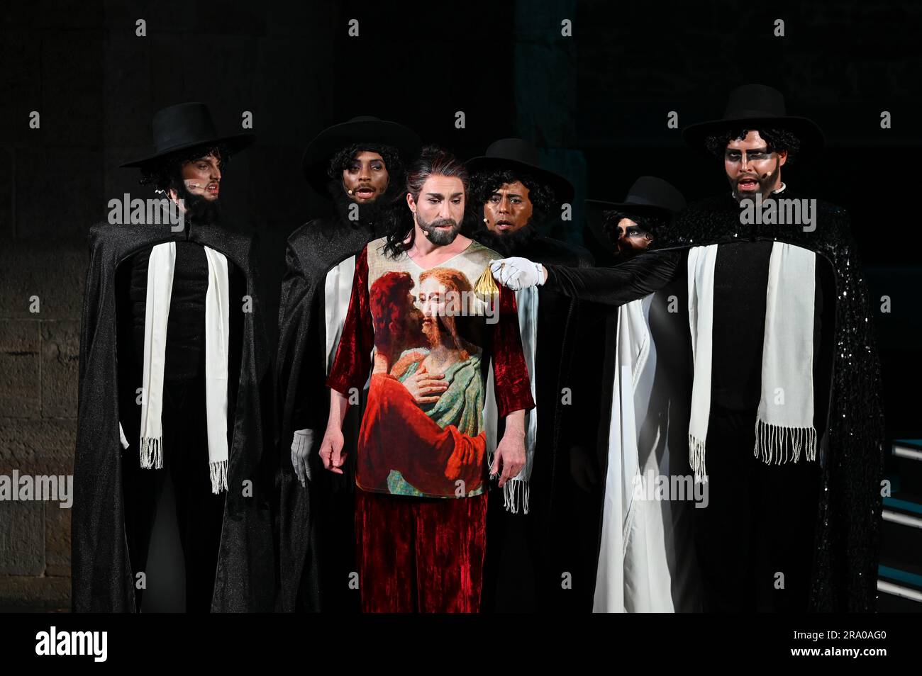 Bad Hersfeld, Germany. 29th June, 2023. Singer and actor Tim Al-Windawe ...