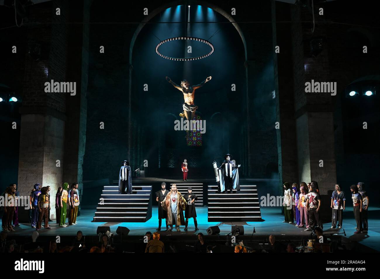 Bad Hersfeld, Germany. 29th June, 2023. Scene of the media rehearsal ...