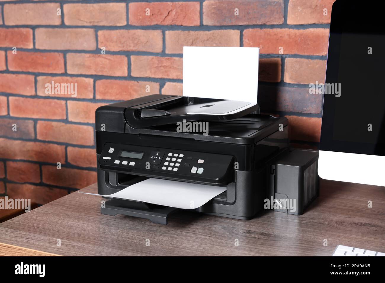 Modern computer setup and printer hi-res stock photography and images ...