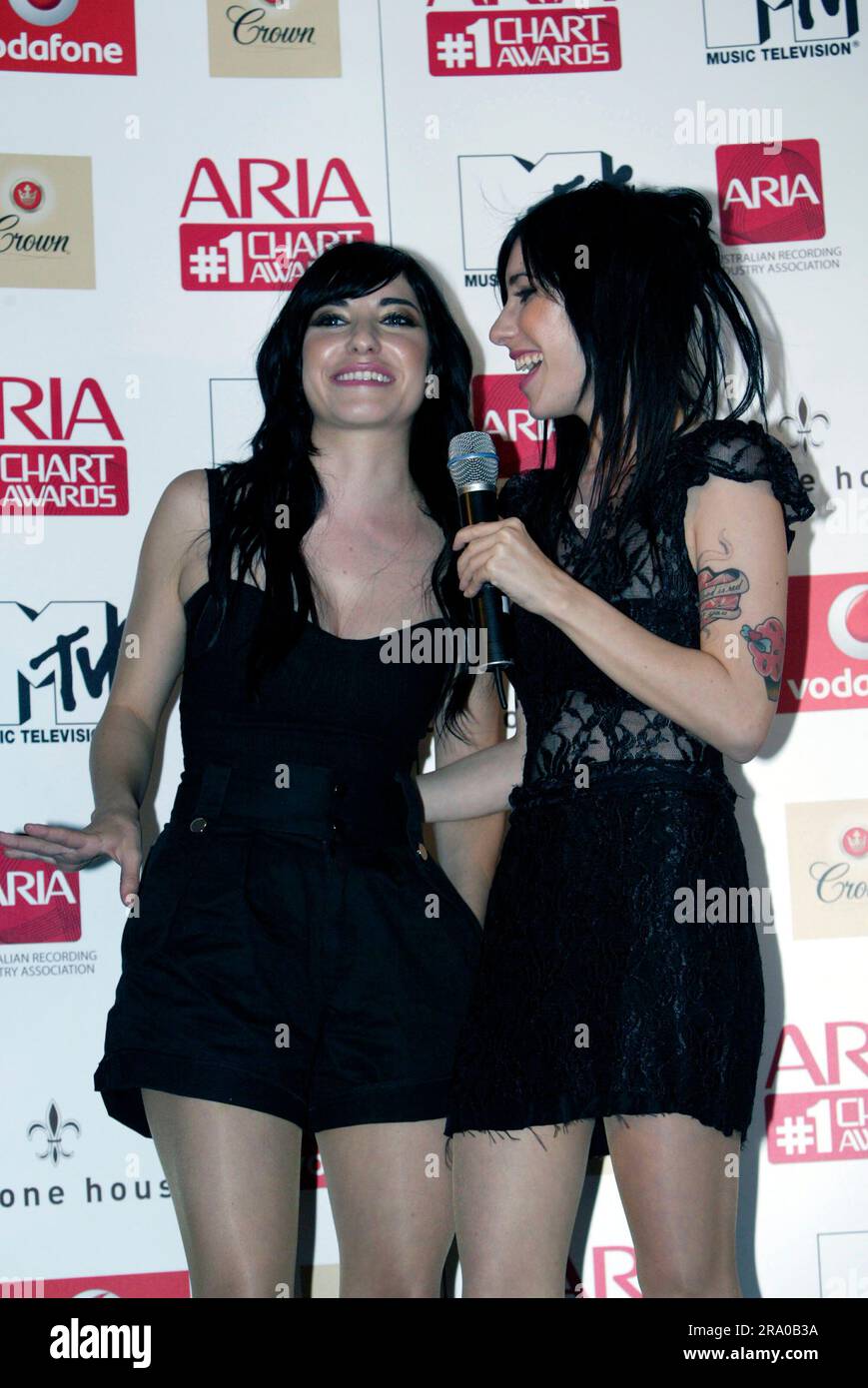 Jess Origliasso and Lisa Origliasso of The Veronicas at the 6th annual ...
