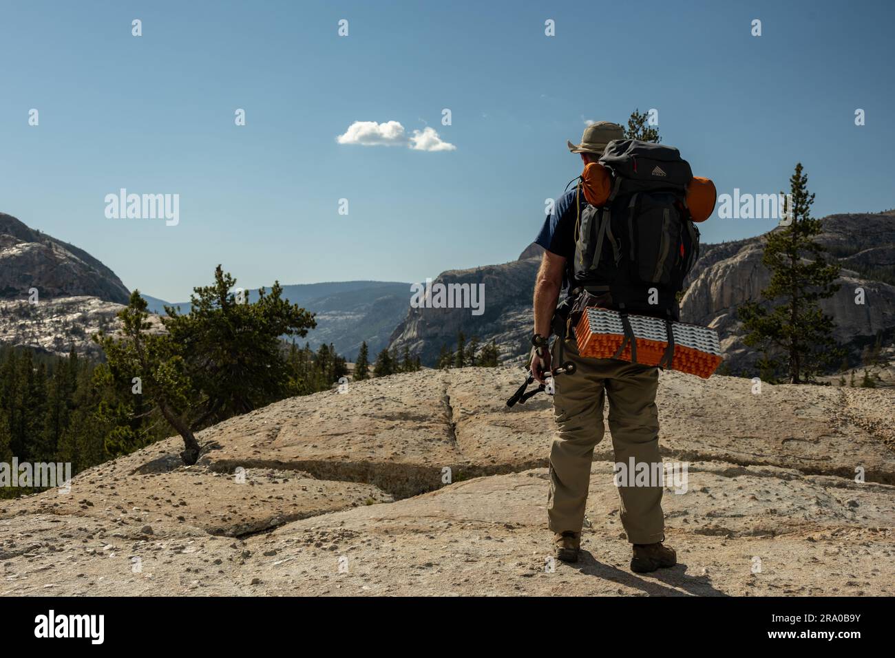 Over loaded backpacker hi-res stock photography and images - Alamy