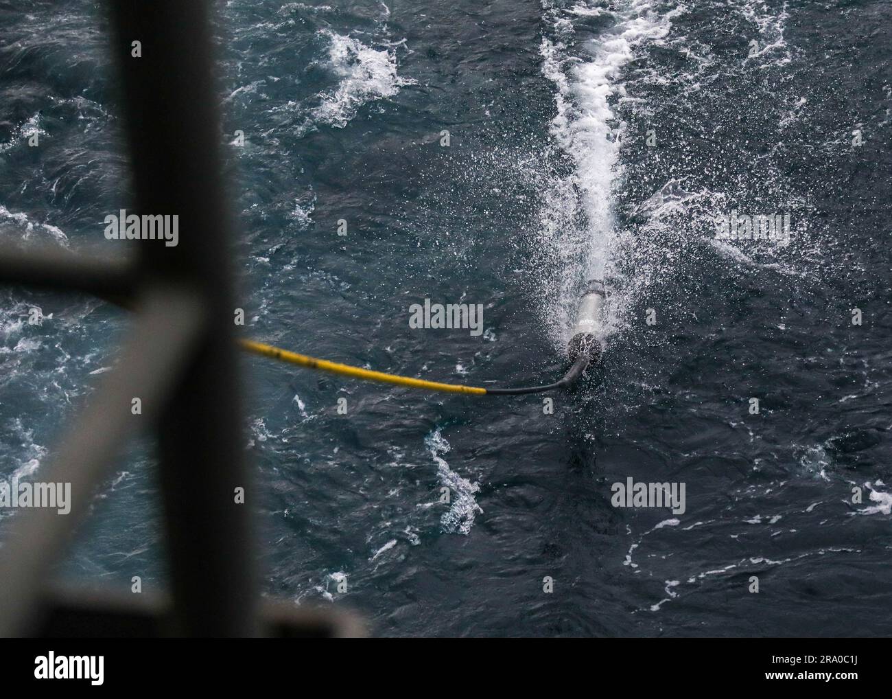 The Nixie system is hoisted aboard the Nimitz-class aircraft carrier ...