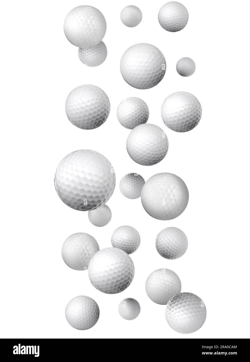 Golf balls falling hi-res stock photography and images - Alamy