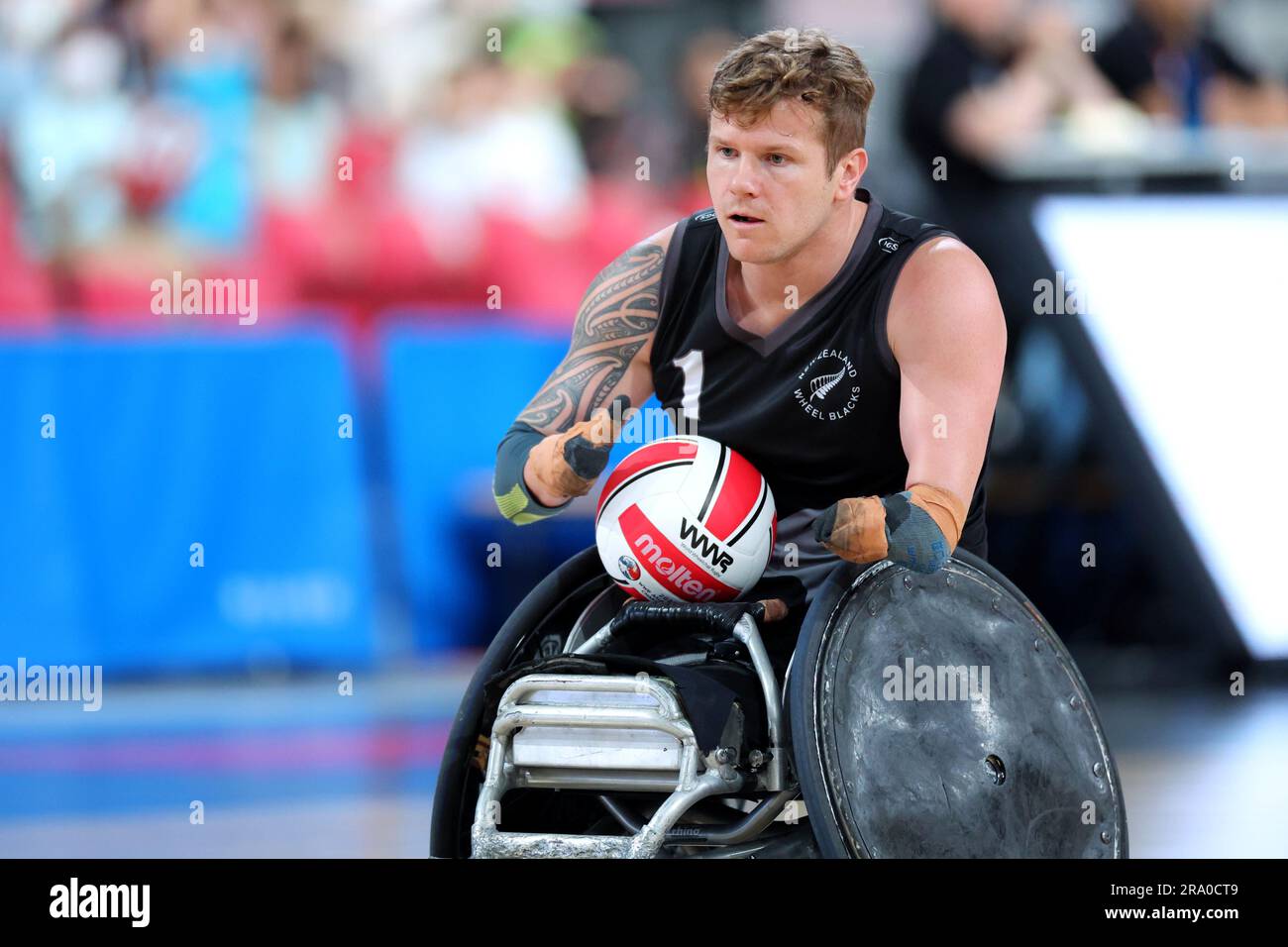 Tokyo, Japan. 29th June, 2023. Cameron Leslie (NZL) Wheelchair Rugby ...